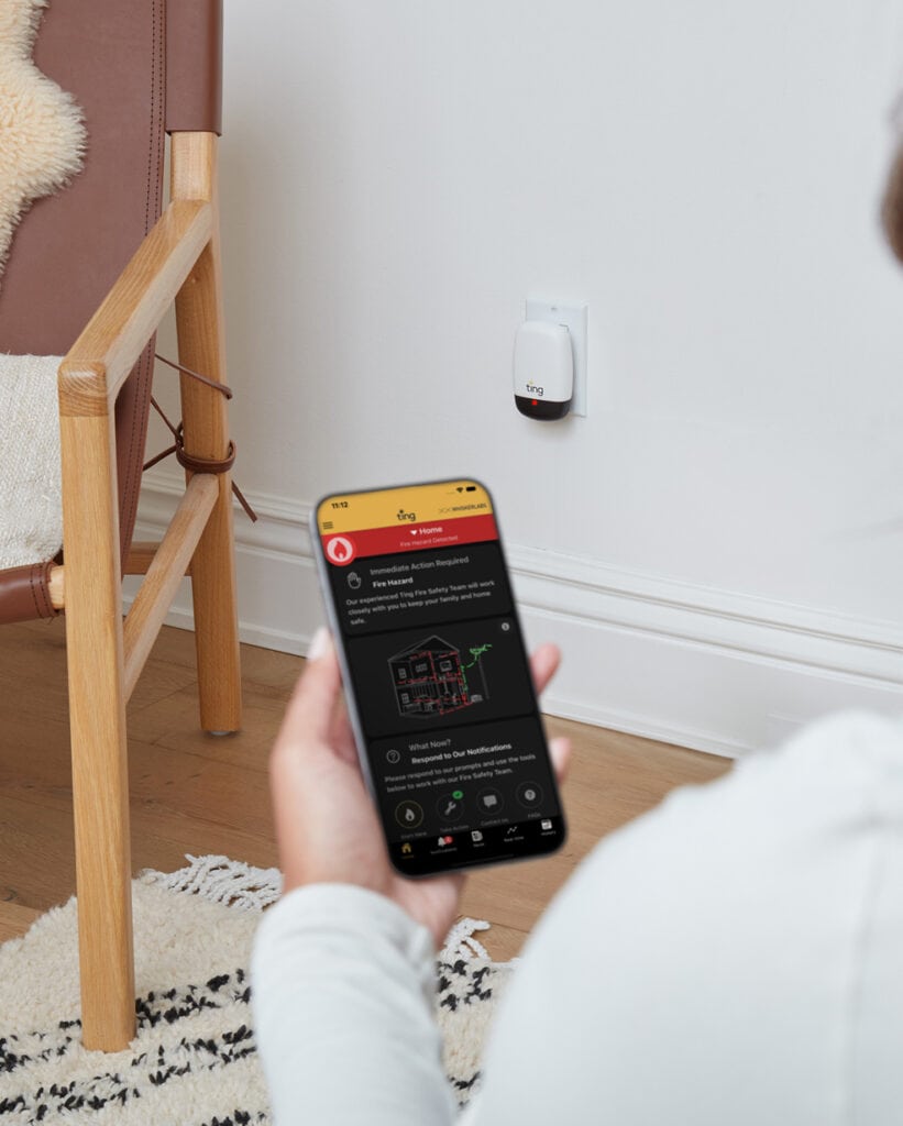 Ting Electrical Fire Prevention Sensor and Service - Get Ting
