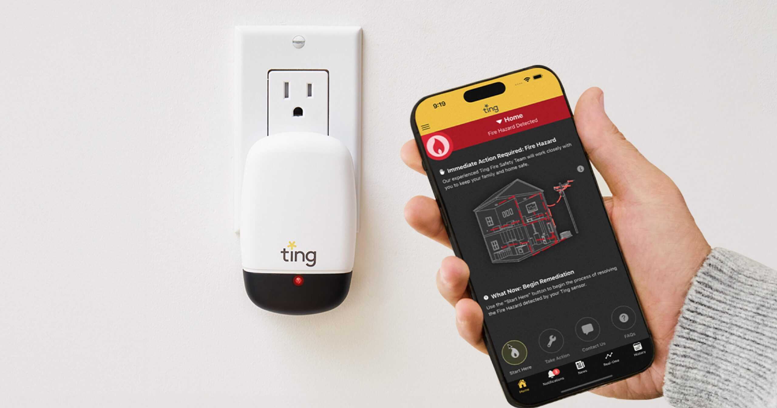 In the News: Ting Recognized for Electrical Fire Prevention